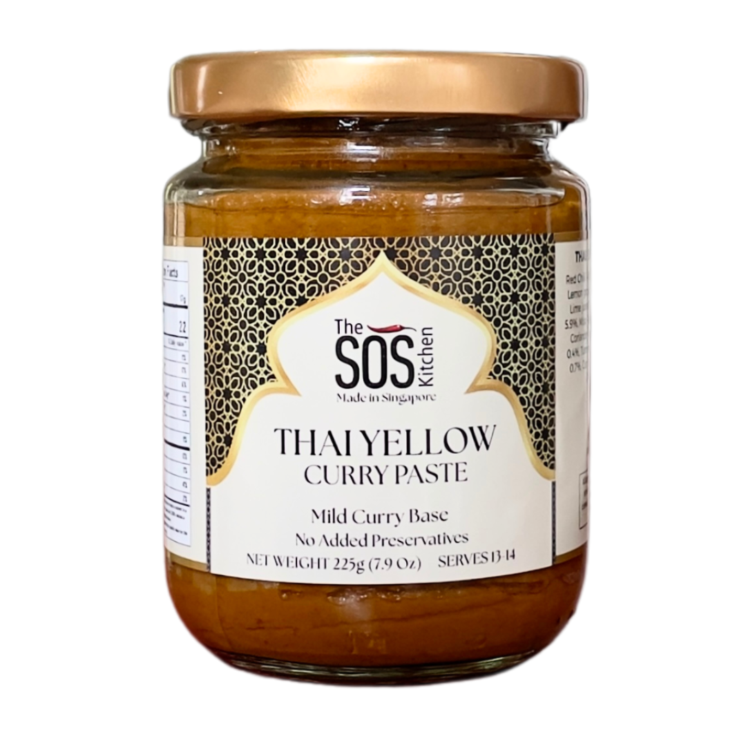 Thai Yellow Curry Paste 225G – The SOS Kitchen